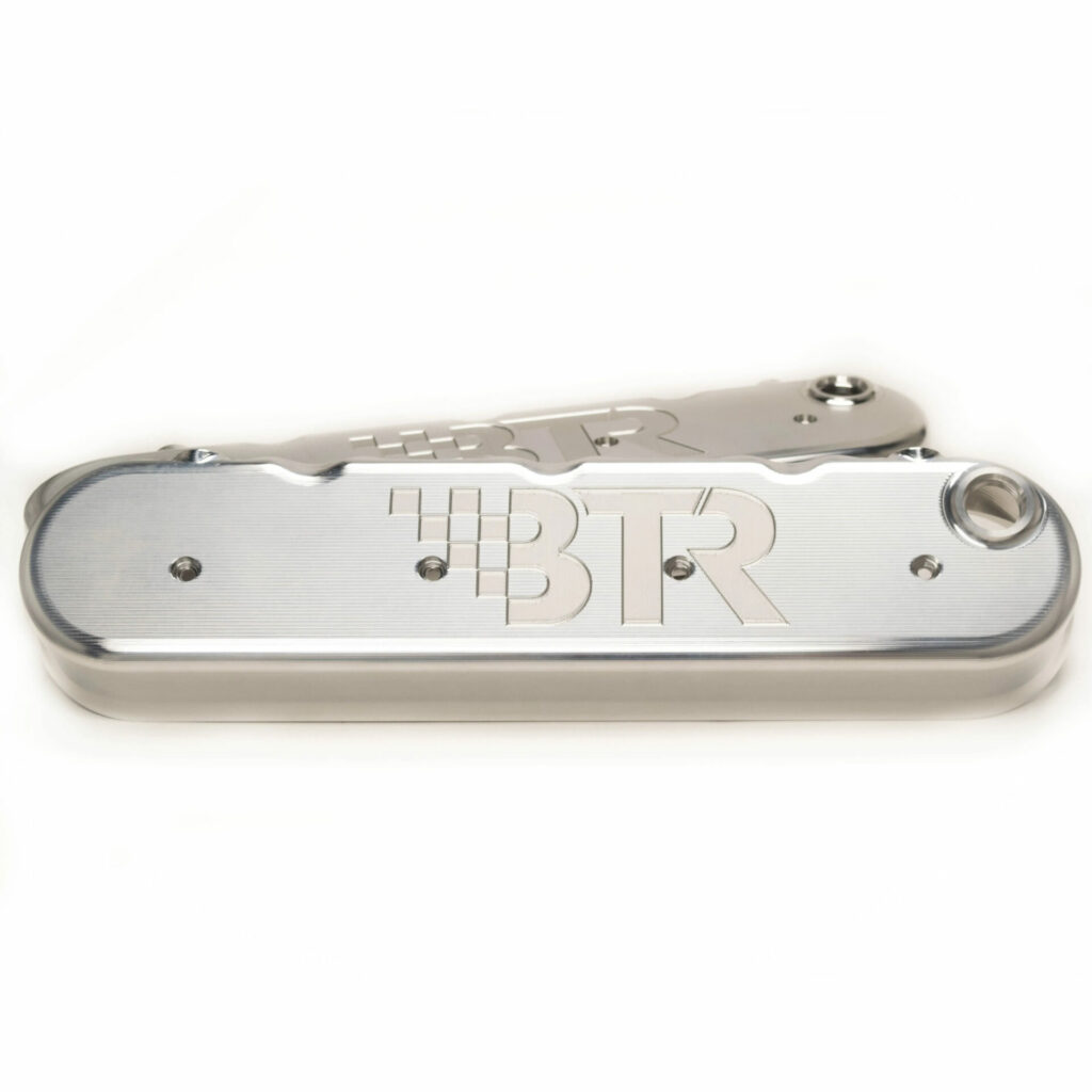 Brian Tooley Racing 730221-BTR Valve Covers Billet Tall With Logo For ...